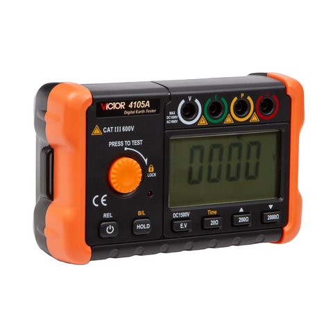 Victor 4105A Digital Earth Resistance Tester - ToolBoom